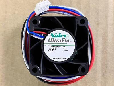 1pcs for Nidec UltraFlo W40S24BUA5-08 J33 24V 0.25A 4-wire printer fan ...
