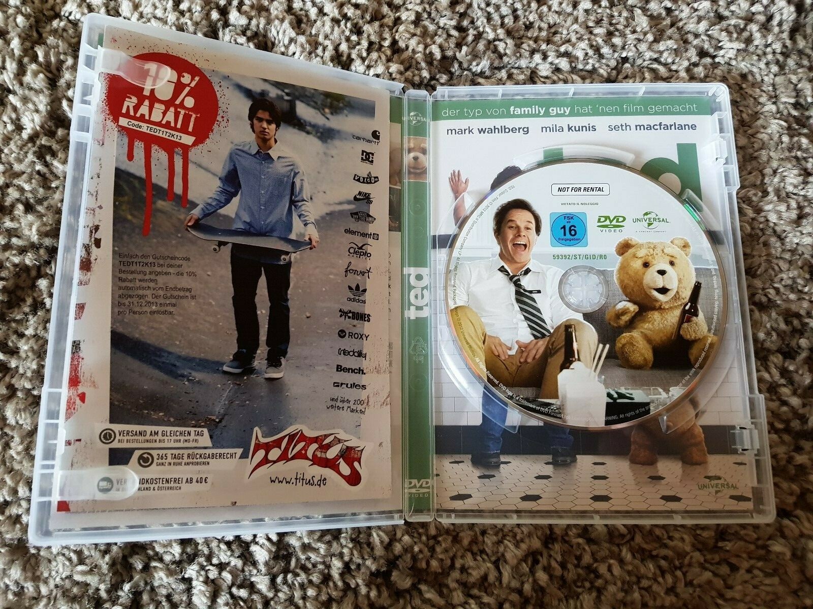 ted, DVD, FSK 16, sehr guter Zustand! | eBay