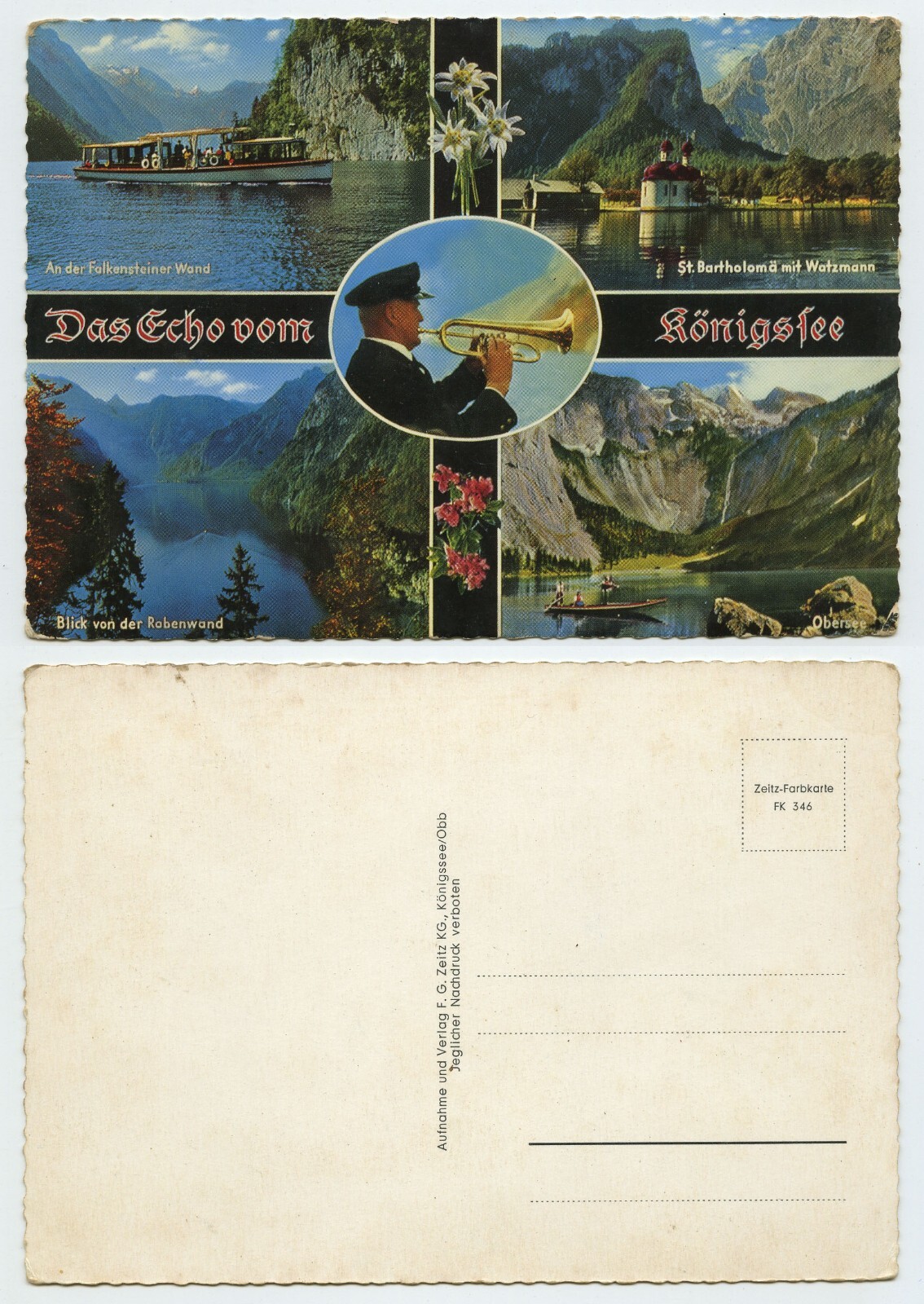 107777 - Das Echo vom Königssee - alte Ansichtskarte | eBay