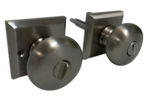 Baldwin EN.ROU.CRR.150.6L.DS.CKY.KD Nickel Satin Serrure Sphère Rosette ...