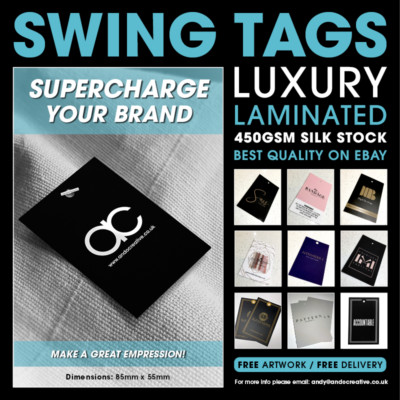 Custom Printed Swing Tags for Clothing, Hang Tickets, Price Tickets ...