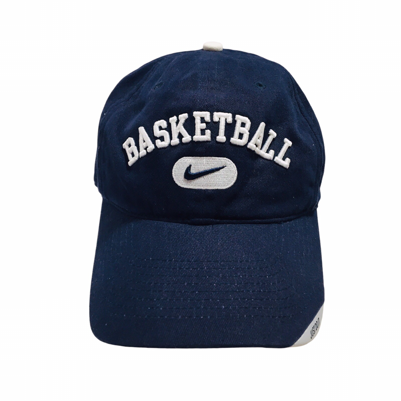 Nike Center Swoosh Basketball BLUE Hat Embroidered Lo… - Gem