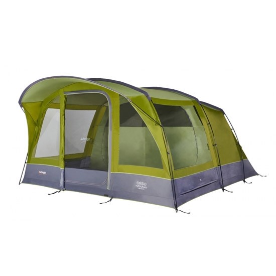 Vango Hudson 600 6 Man Person Camping Tunnel 4000mm HH Tent in Herbal ...