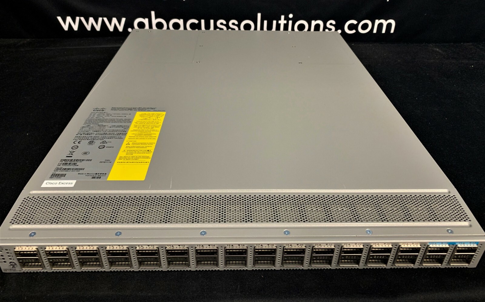 Cisco N9K-C93180LC-EX Nexus 9K Fixed 32p 40/50G QSFP+ 18p 100G QSFP28 ...