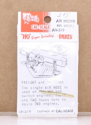 HO Scale Cal-Scale 319 Air Hoses Freight Locomotive Brass Detail ...