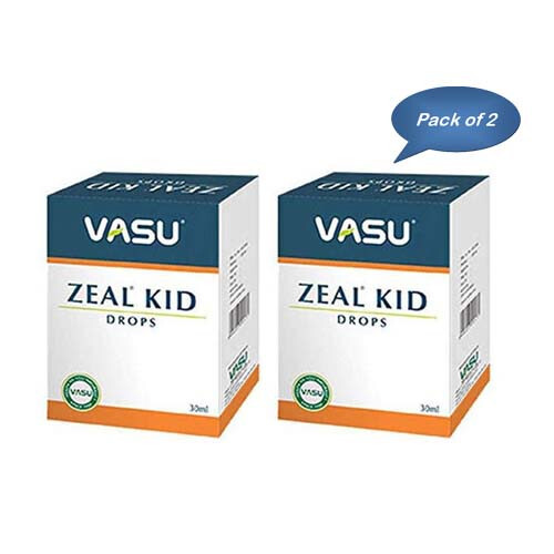 2 x Vasu Zeal Kid Drop 30ml - Each For Nasal Congestion & Chest ...