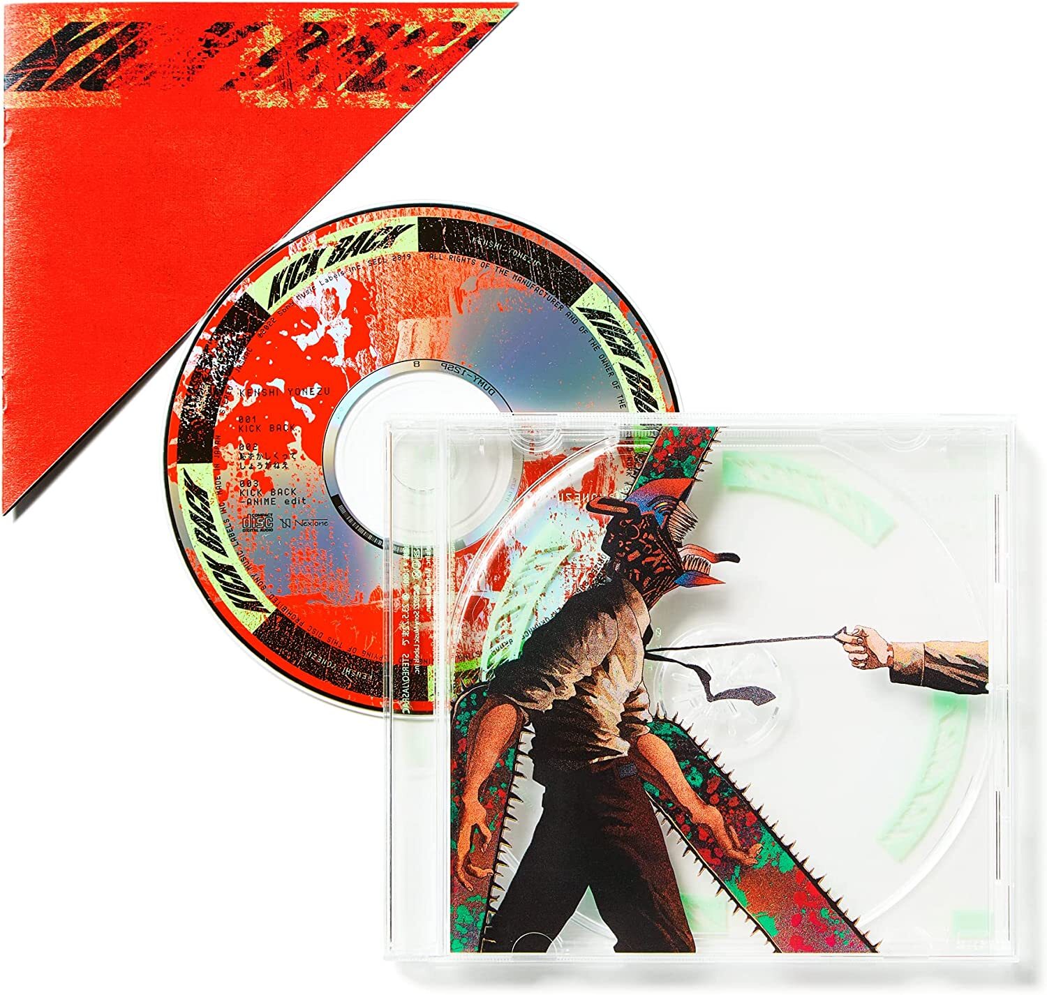 Kenshi Yonezu KICK BACK First Limited Edition Chainsaw Man OP CD Japan ...