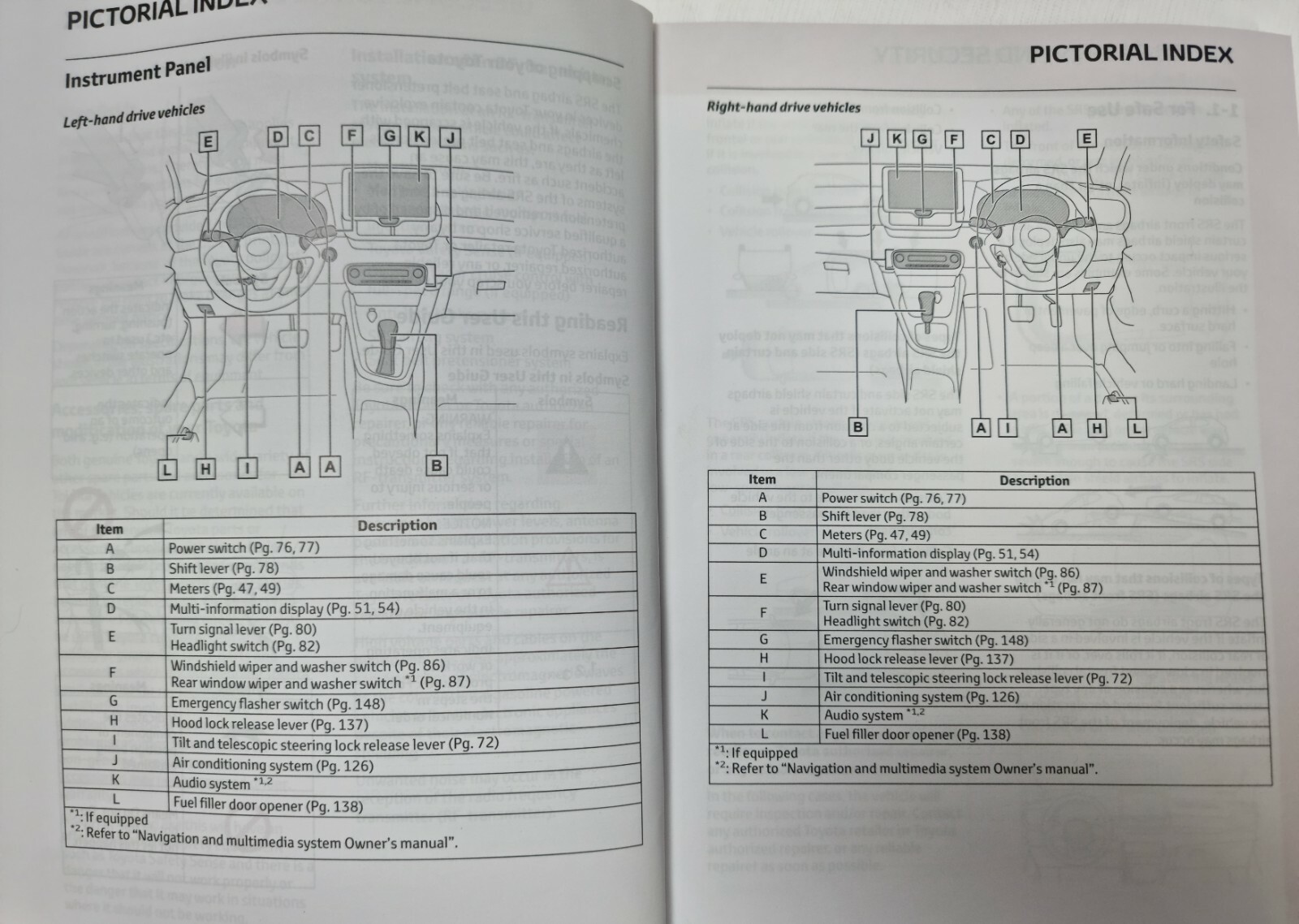 GENUINE TOYOTA YARIS HYBRID USER GUIDE HANDBOOK WALLET INC NAVI 2020 ...