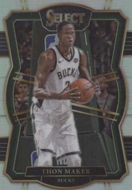 2017-18 Panini Select - Premier Level Thon Maker #186 Silver Prizm for ...
