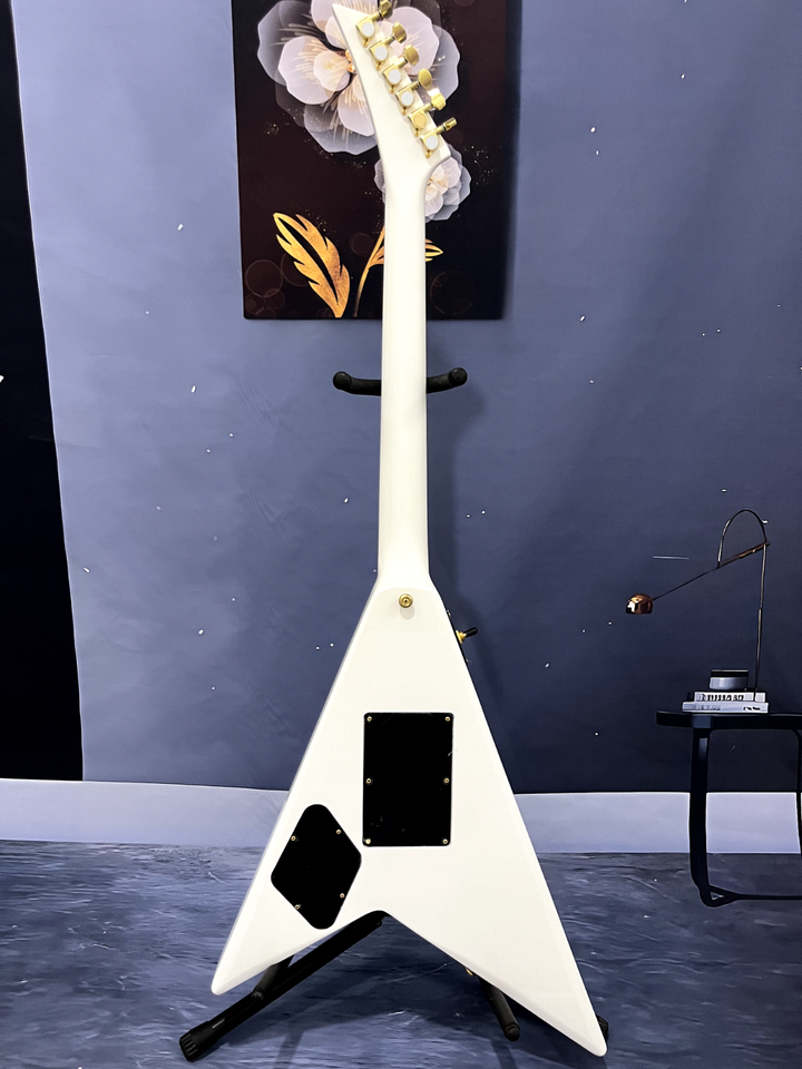 New Factory Customization Electric Guitar Randy Rhoads V Flying White ...