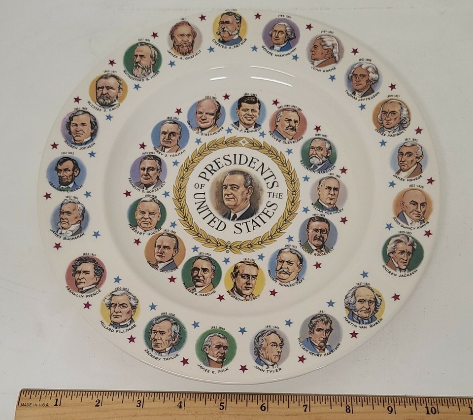 JFK Presidents Collector Plate America 1963 United States John F ...