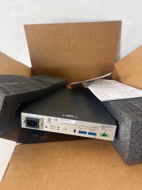 Extron XPA 2001 200 Watts Mono 70/100 V Amplifier for sale online | eBay