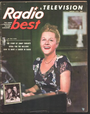 MAG: Radio & Television Best 1/1945-Jimmy Durante-Gordon MacRae-Dumont ...