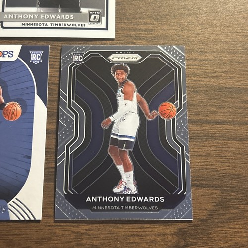 ANTHONY EDWARDS 5 RC Lot Prizm Select Optic Hoops | eBay