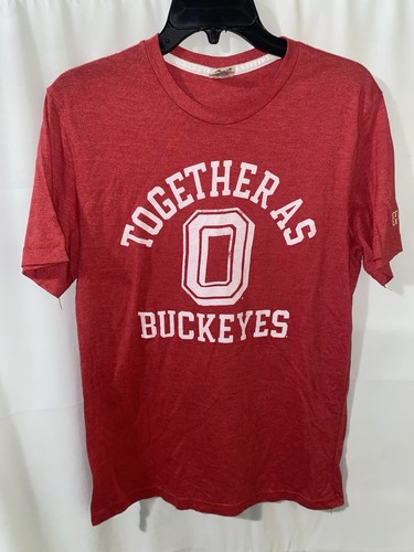 Homage Ohio State University Buckeyes Together As Red T Shirt Medium | eBay