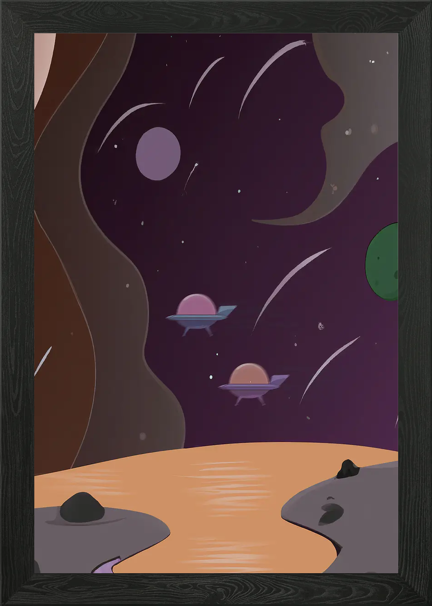 Space Exploration Framed Wall Art Poster Canvas Print Picture | eBay UK