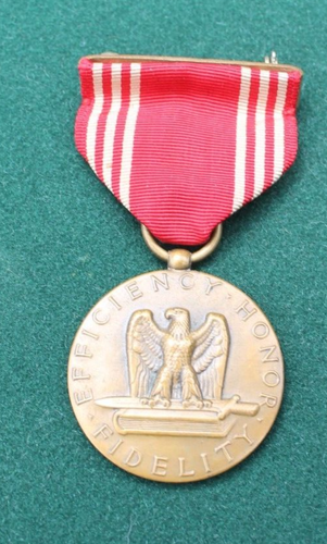 #39516 WORLD WAR 2 US ARMY GOOD CONDUCT MEDAL NUMBER STAMPED ON EDGE | eBay