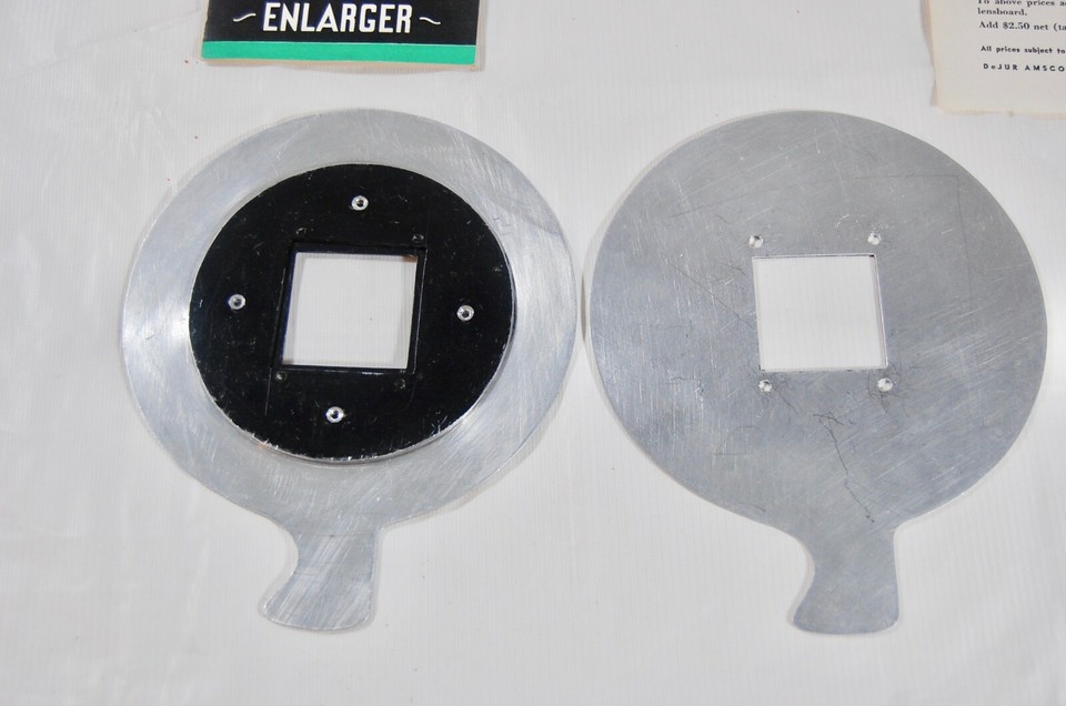 Dejur Versatile Enlarger 1 5/8 x 1 5/8 Film Rotating Negative Carrier ...