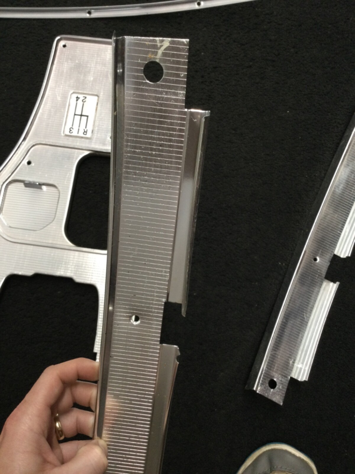 1963 C2 Corvette 4-Speed Shift Console with Horseshoe Complete ...