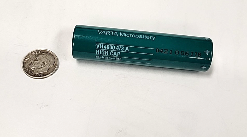 VH-4000 4/3 A HIGH CAPACITY RECHARGEABLE 1.2V BATTERY ( 1PC ) 4000MAH ...