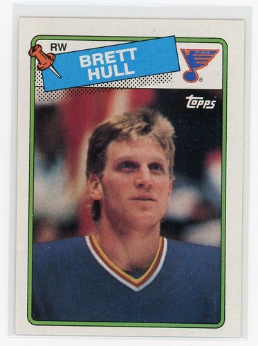 Brett Hull 19 card LOT w/ 1988-89 Topps RC #66 Rookie + 18 other ...