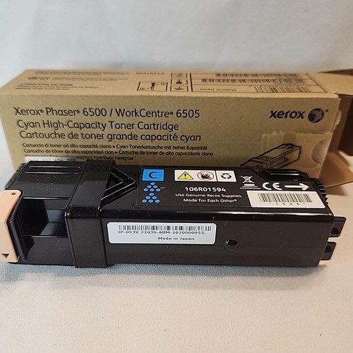 NEW OEM - XEROX 106R01594 CYAN Toner Phaser 6500 WorkCentre 6505 - Open ...