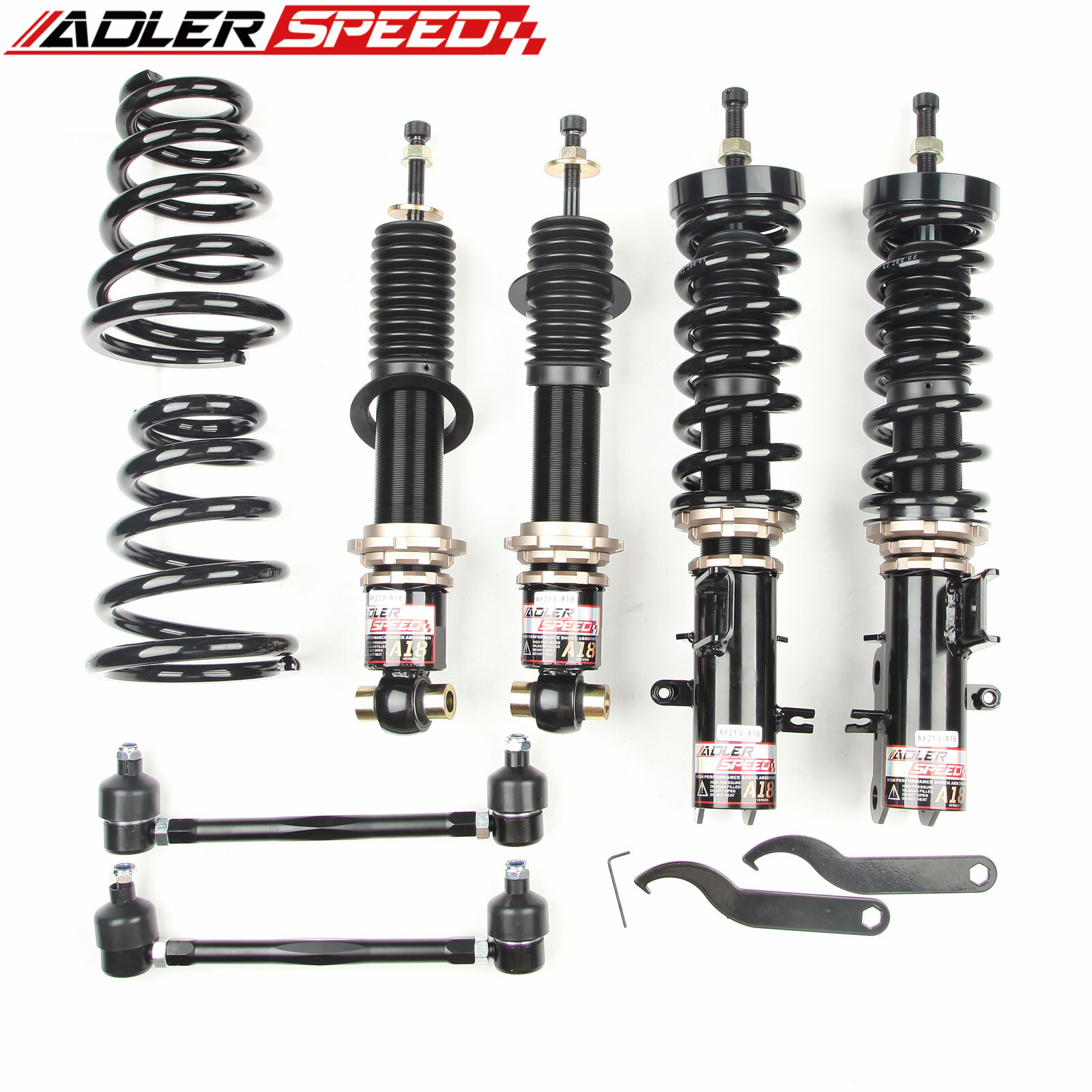 For Chevy Camaro 10-15 Coilovers 18 Way Adj. Height Suspension Kit ...