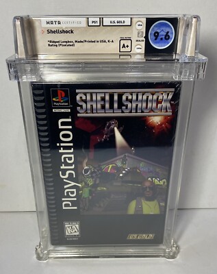 Shellshock (Sony PlayStation 1, 1998) PS1 WATA 9.6 A+ SEALED Longbox ...