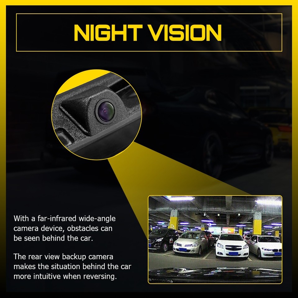 2SET Rear View Camera Reversing Parking W/Cable For Ford Focus MK3 ...