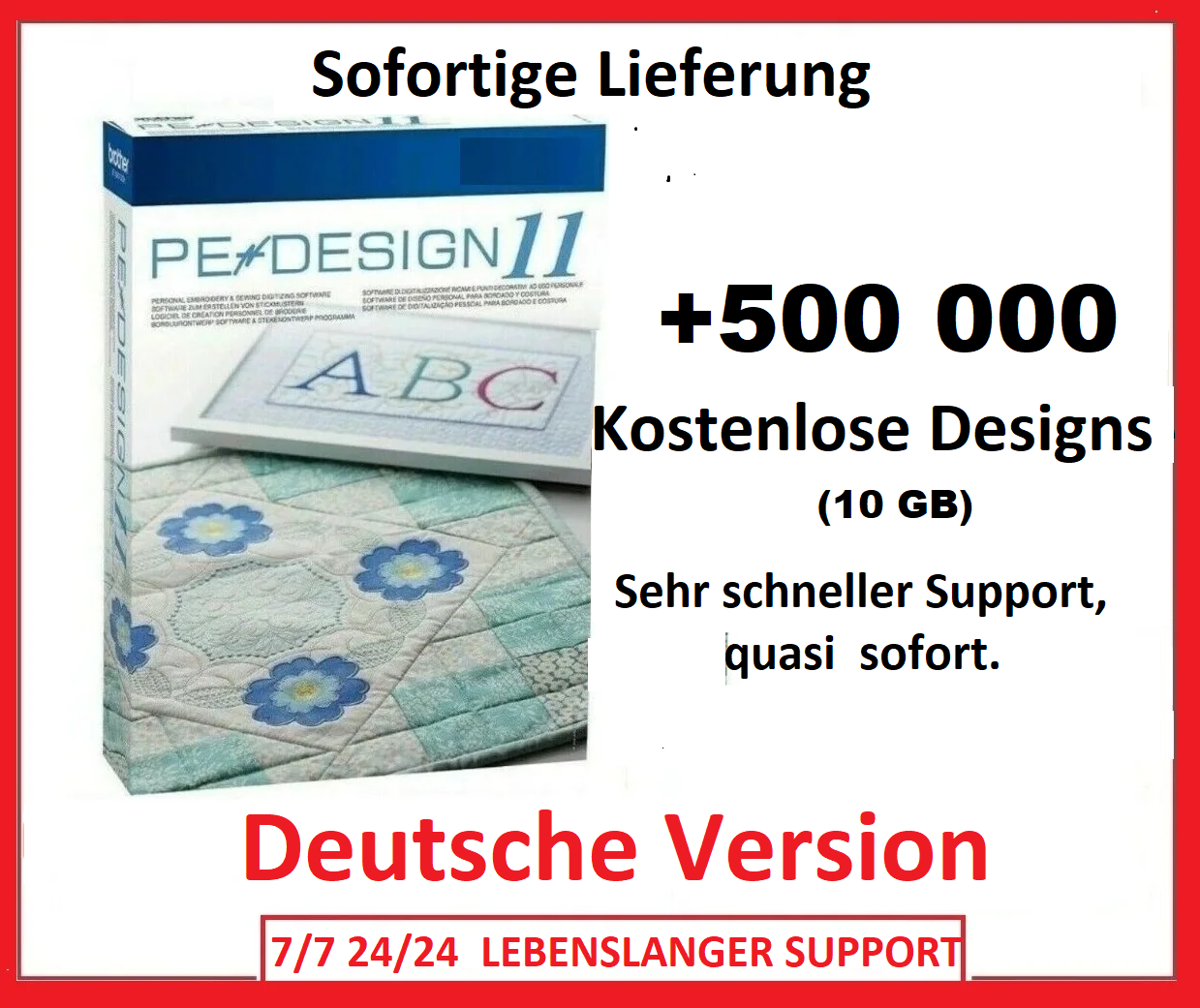Brother Pe Design 11 ⭐ Stick- und Nähdigitalisierungssoftware + 500k ...