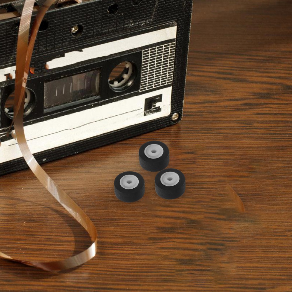 12 Pcs Cassette Deck Roller Bearings Player Parts Tape Recorder Wheel ...