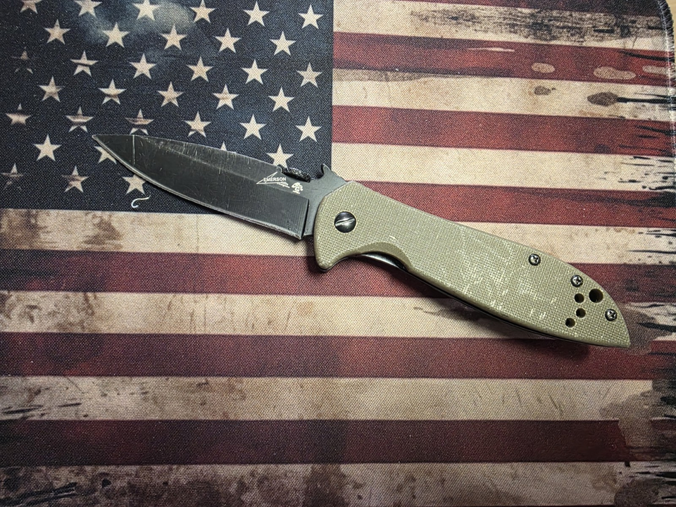 KERSHAW CQC-4K Emerson Wave 6054BRNBLK Pocket Knife EDC Tactical | eBay