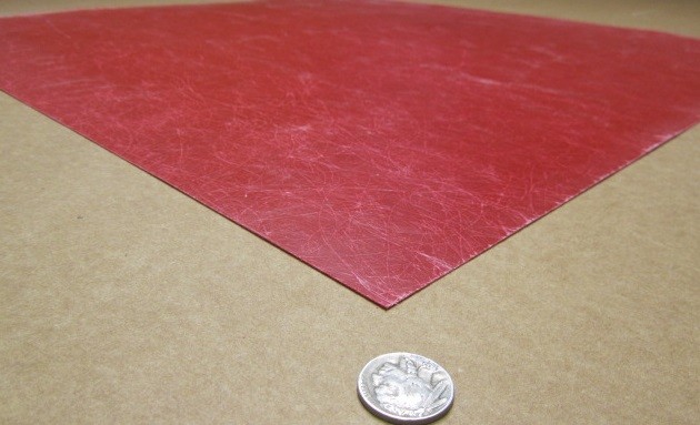 GPO3 Electrical Red Fiberglass Sheet 1/32" Thick x 24.0" Wide x 24.0 ...