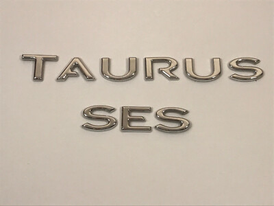 2000-2004 Ford Taurus SES Emblem Logo Badge Decal Trunk Rear Chrome OEM ...