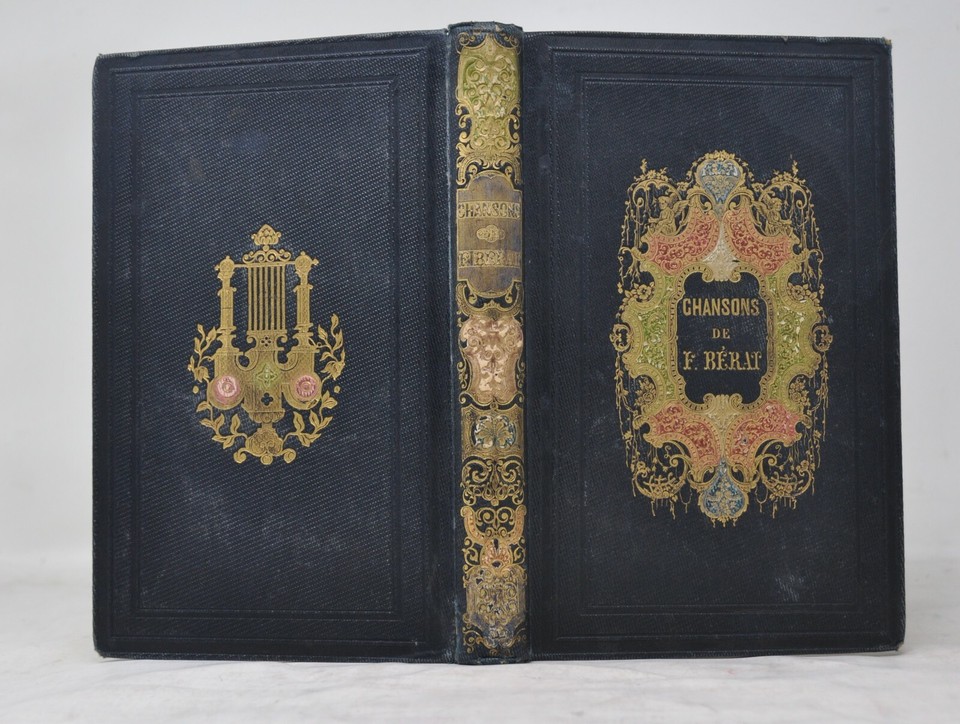 Songs Lyrics And Music Of Frédéric Berat Curmer,(1846) Binding Romantic ...