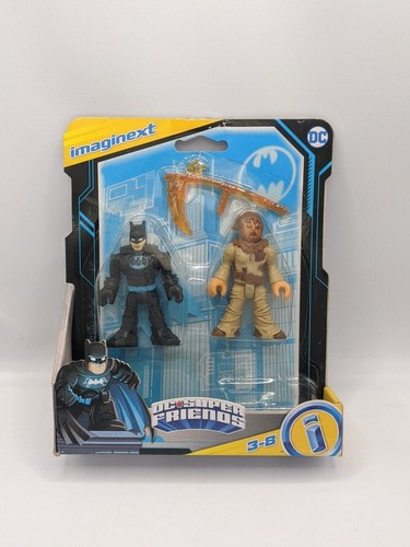 Imaginext DC Super Friends 3" Action Figures Batman & Scarecrow Ages 3 ...
