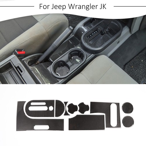 10x Gear Shift Cover Trim Sticker Decal for Jeep Wrangler JK 07-10 ...