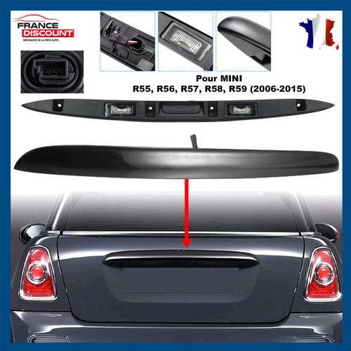 Black Baguette Trunk Light License Plate For MINI R56 R57 3701638945974 ...
