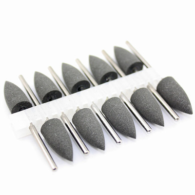 10 PCS New Black Dental Lab SILICONE Rubber Polishers Polishing Burs | eBay
