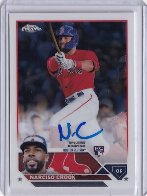 2023 Topps Chrome Update Narciso Crook Rookie Auto #RA-NC | eBay