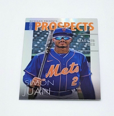 2023 Bowman Baseball Modern Prospects Simon Juan New York Mets #MP-13 ...