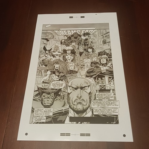 Marvel: X-Men #25 Pg. 8 | Rare Large Monotone Production Art by Andy ...