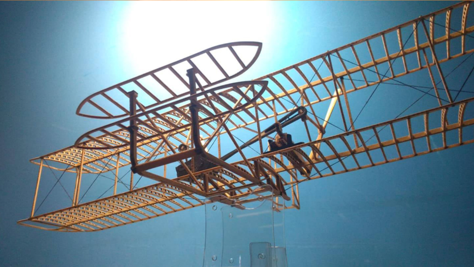 Wright Flyer 1:18 Scale 500mm Static Balsa Model Kit Dancing Wings 3D ...