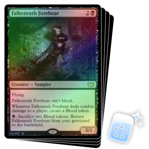FOIL FALKENRATH FOREBEAR X4 Innistrad: Crimson Vow VOW Magic MTG MINT ...