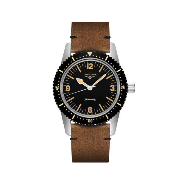 Longines Men's Black Watch - L2.822.4.56.2 for sale online | eBay