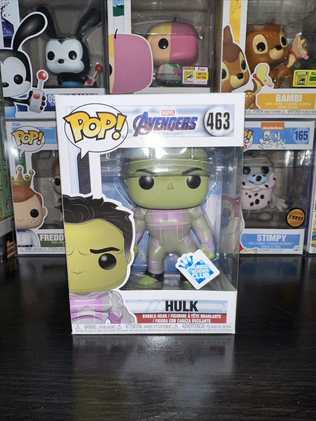 Funko Pop! Hulk #463 Marvel Avengers Funko Insider Club Vinyl Figure ...