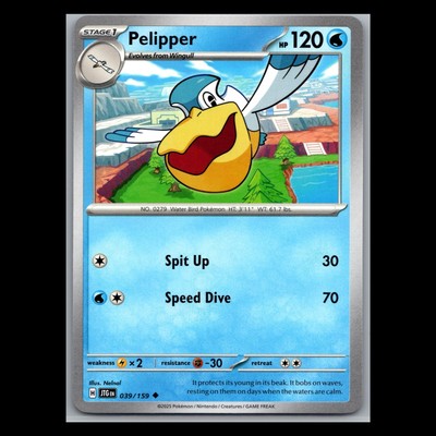 Journey Together - Pelipper - 039/159 - TCG Pokemon Card | eBay