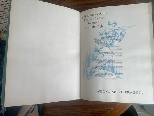 US 1st Army Basic Training Book Fort Dix NJ 1968 Vietnam Era | eBay