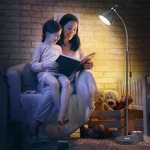 Metal Standing Floor Lamp Task Light for Living Room Bedroom Office | eBay