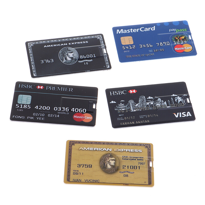 Credit Card Master Cards HSBC American Express USB Flash 4GB 8GB 32GB ...